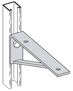 BLINE B188-ZN BRACKET 12-IN. ZINC PLATED | Gordon Electric Supply, Inc.