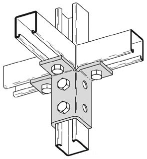 BLINE B124HDG NINE HOLE TRIPLE WING CONNECTION HOT DIP GALVANIZED ...